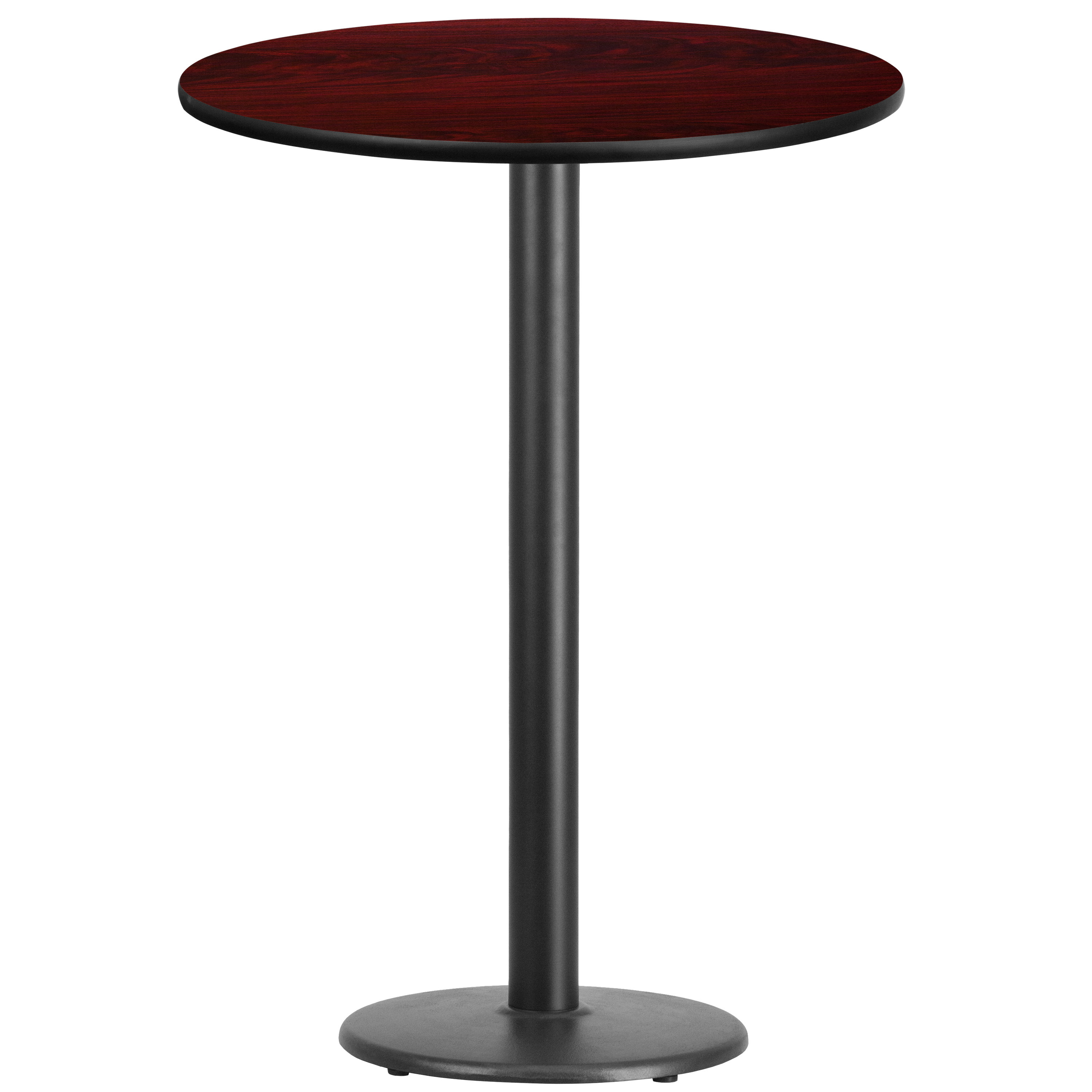 Flash Furniture Carrus 24'' Round Laminate Table Top with 18'' Round ...