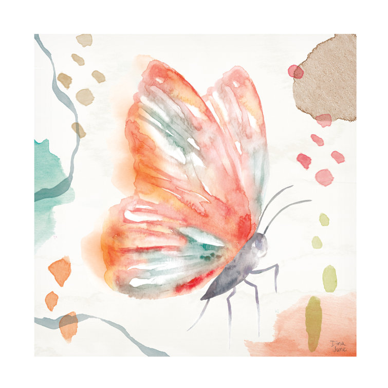 August Grove® Dina June 'Winged Whisper II' On Canvas by Dina June ...