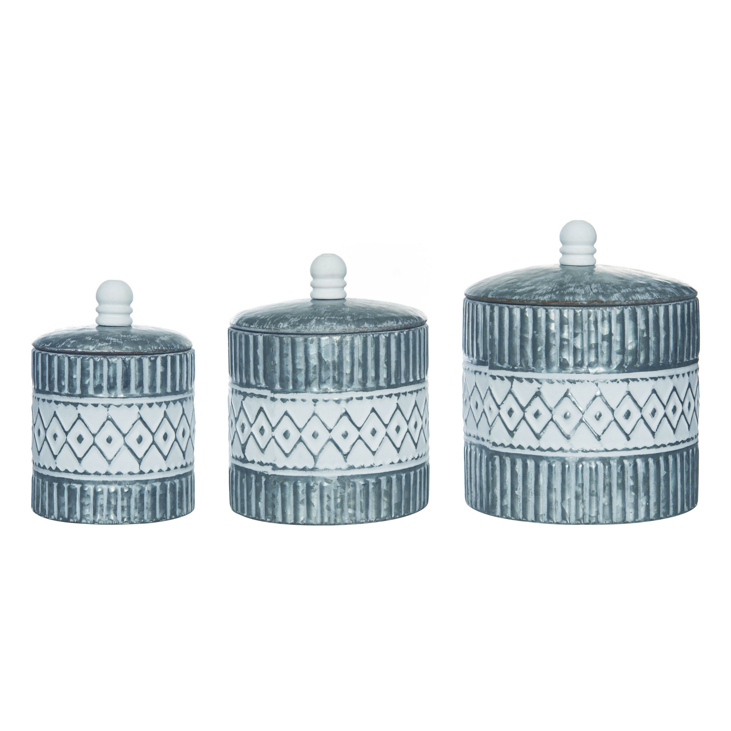 Transpac 3 Piece Spring Nesting Kitchen Canister Set - Wayfair Canada