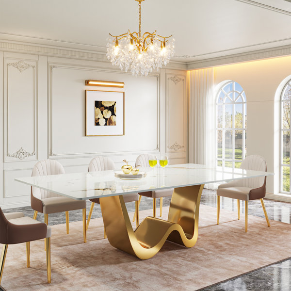 Gold Kitchen & Dining Tables You'll Love | Wayfair