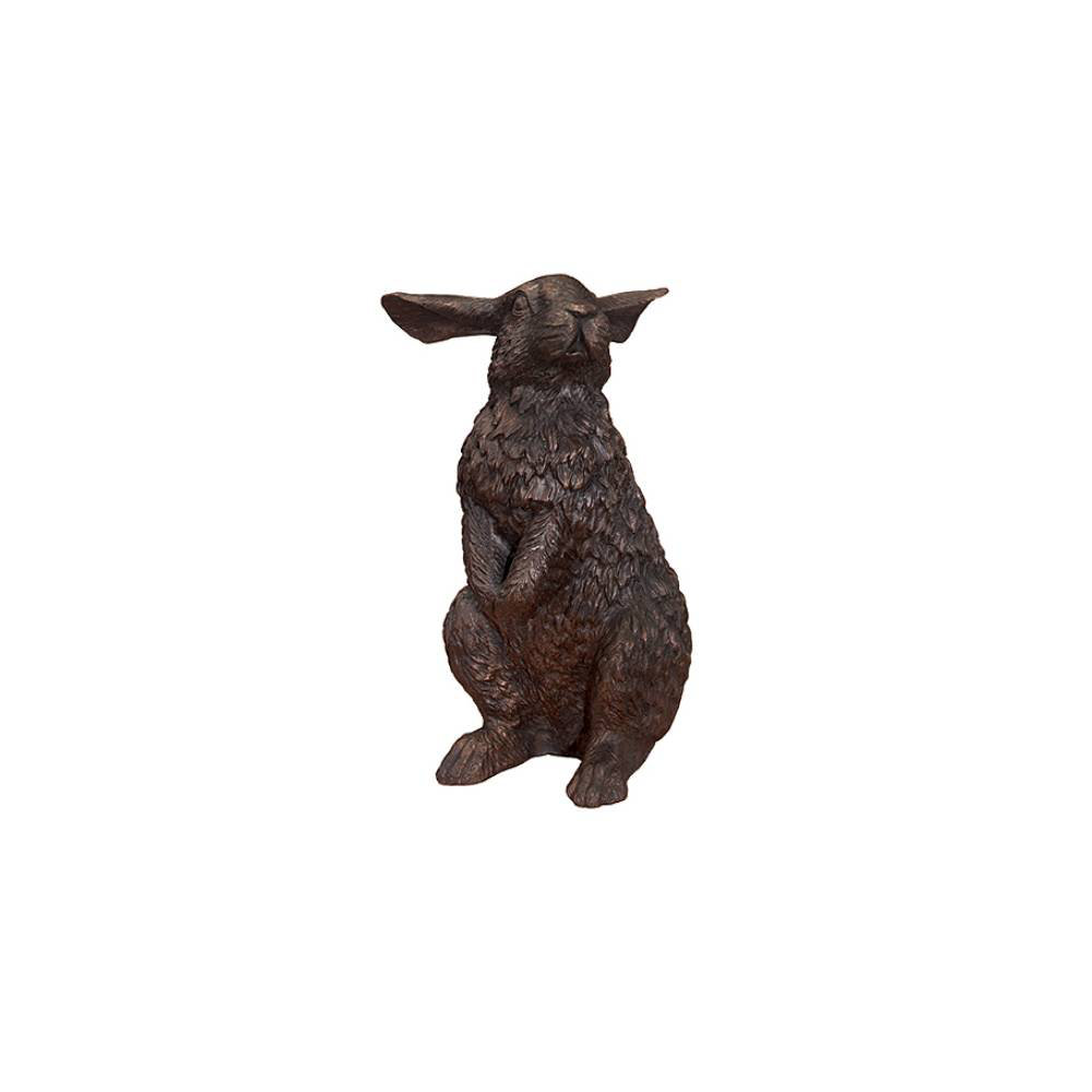 Metropolitan Galleries Bronze Standing Hare Garden Sculpture | Wayfair