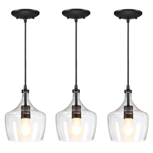 3 Light Pendant Lighting You'll Love | Wayfair