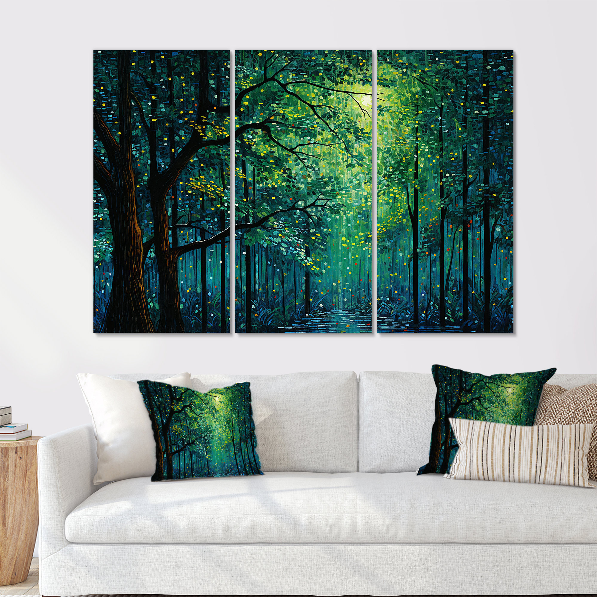 Millwood Pines Sunshine Through The Spring Trees - Forest Wall Art ...