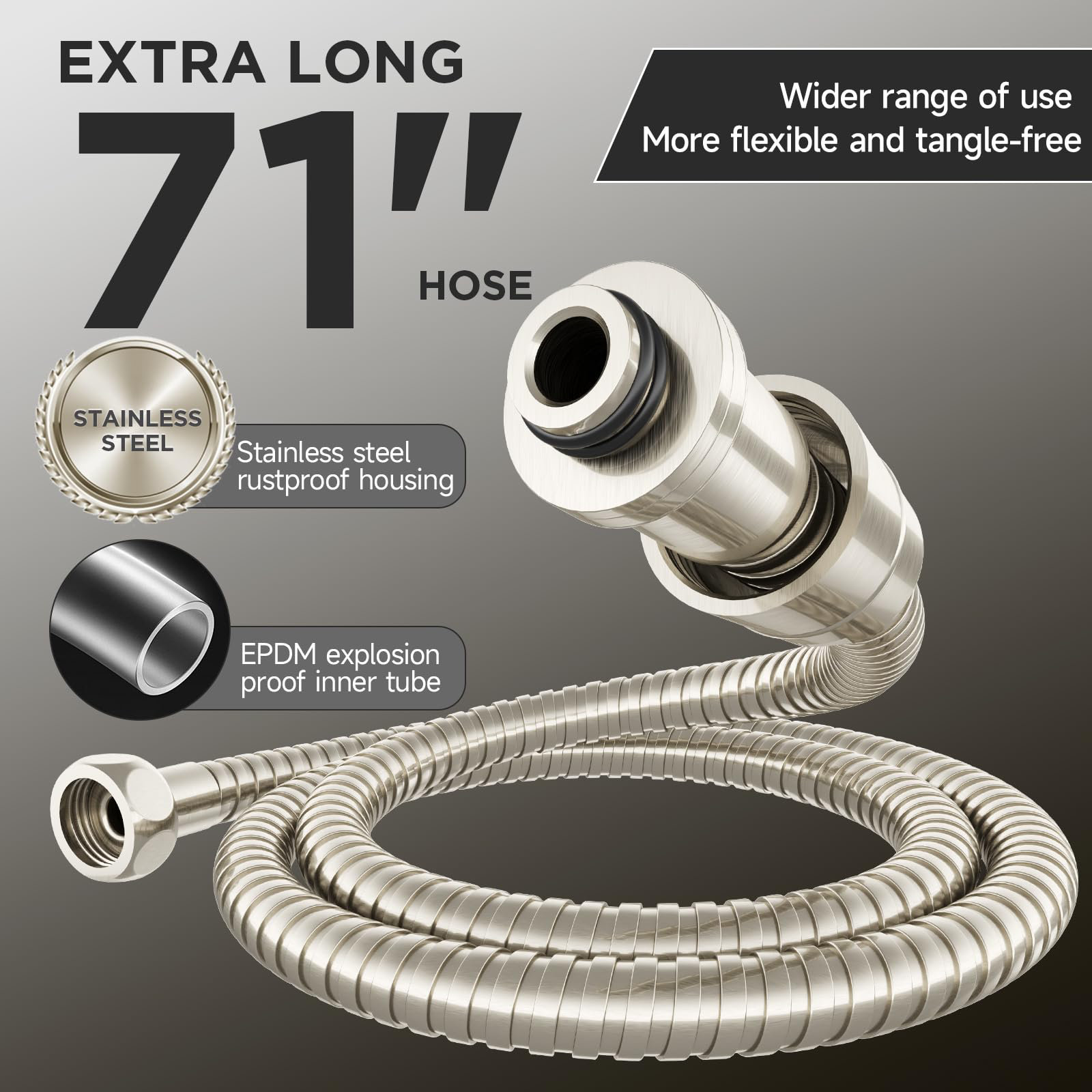 ASPIRING Rain Shower Head With 6 Handheld Water Spray - Wayfair Canada