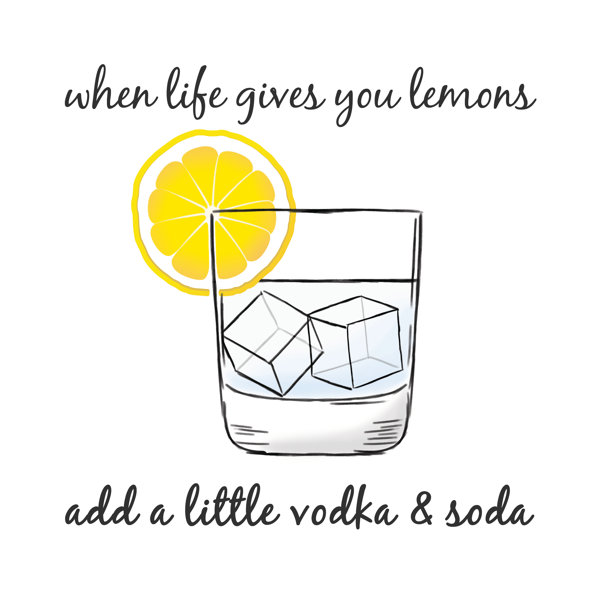 Happy Larry Lemon Vodka Soda 2 | Wayfair.co.uk