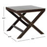 Orren Ellis Nara Cross Legs End Table & Reviews | Wayfair