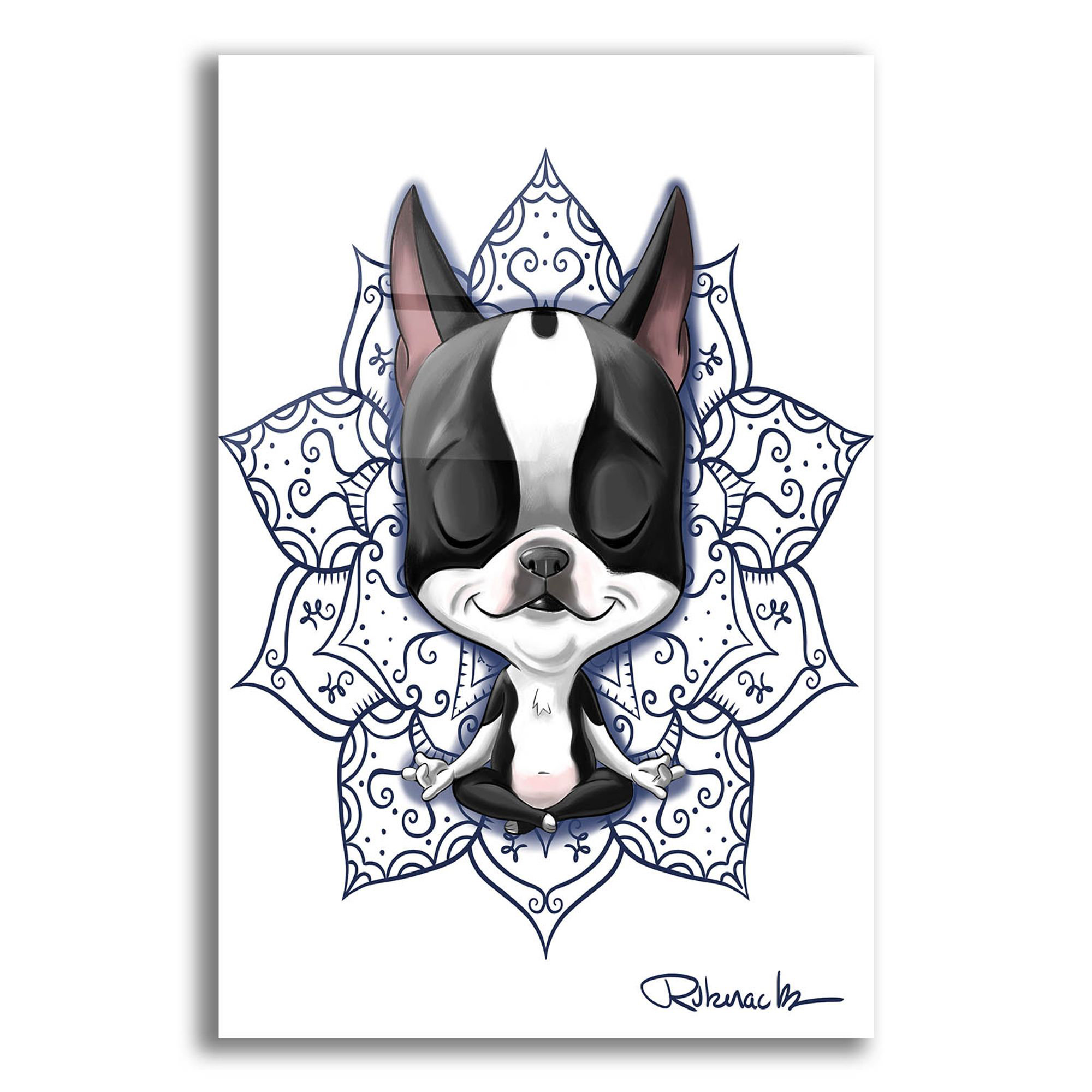 Trinx® 'Om' By Brian Rubenacker, Acrylic Glass Wall Art - Wayfair Canada