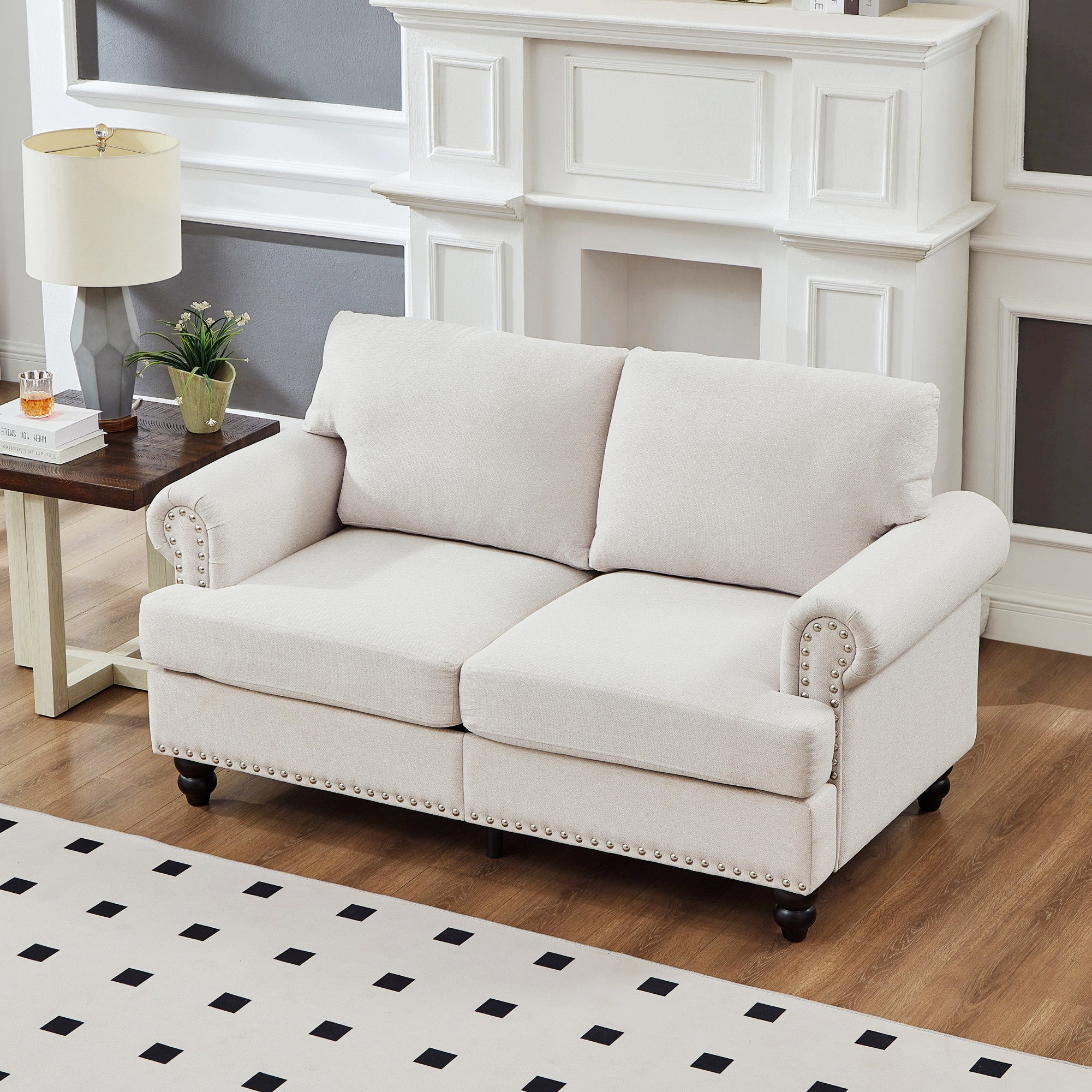 Darby Home Co Living Room Loveseat, Upholstered Sofa Couch For Home ...