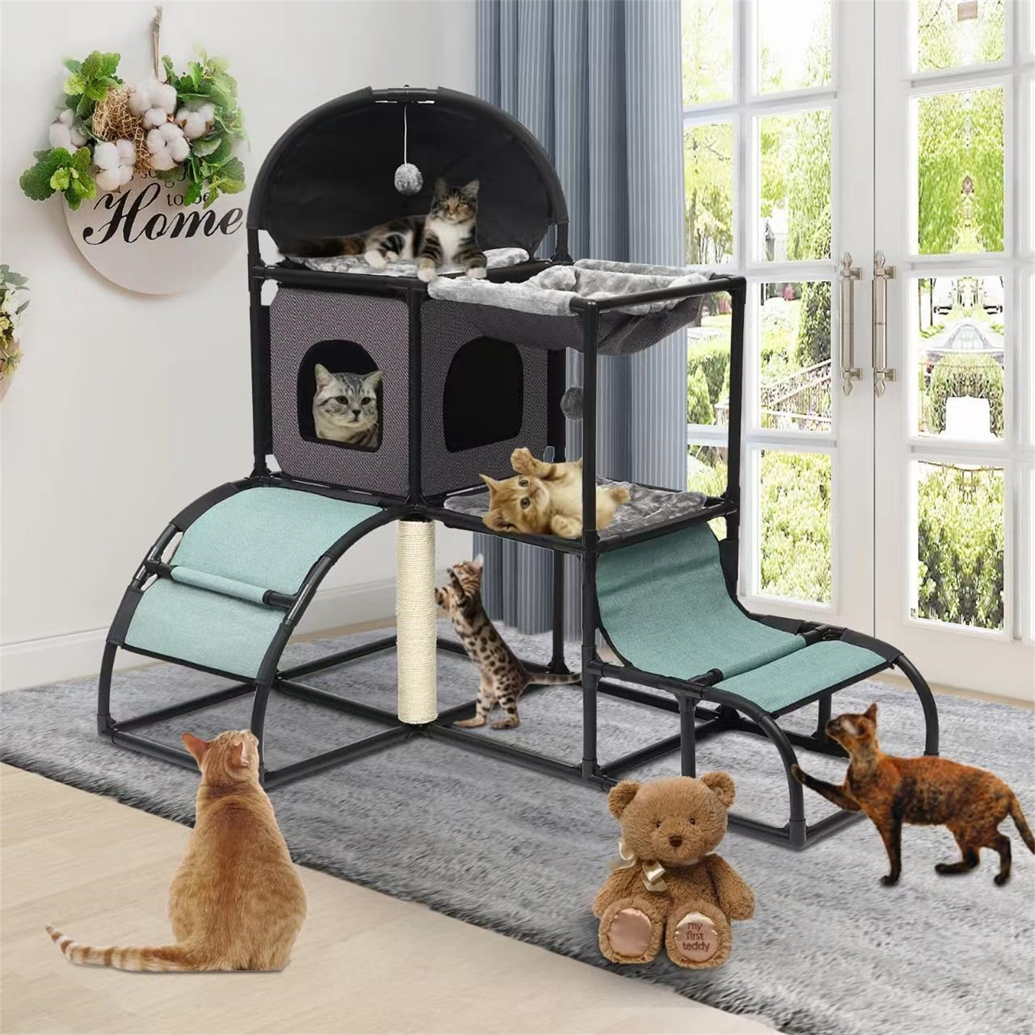 HIK 43.5'' H Cat Tree | Wayfair