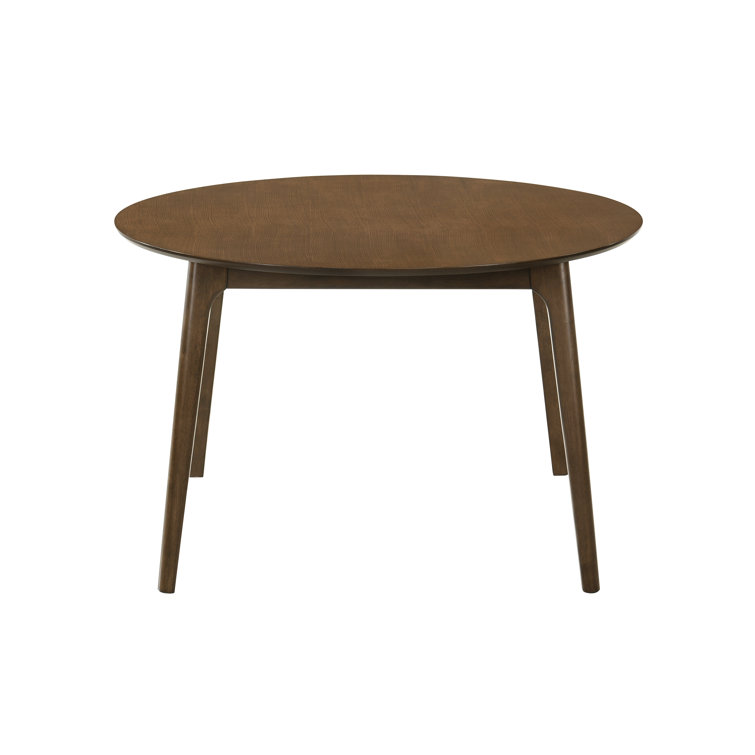 Wade Logan® Benonie Round Solid Wood Dining Table | Wayfair