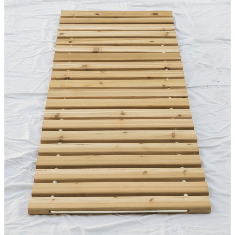 Kunkle Holdings LLC Cedar Roll-Up Walkway Bridge | Wayfair