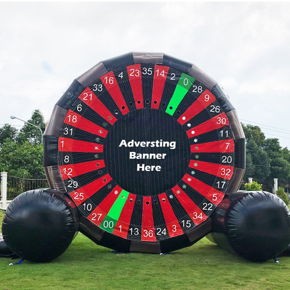 JumpOrange Multi-Use 16 ft Roulette Dart Game – Interactive LED Party ...