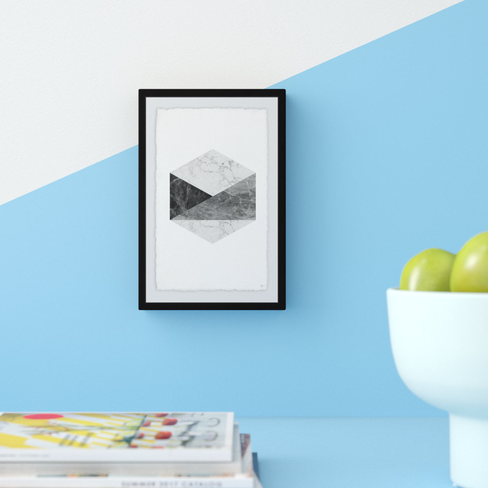 Wrought Studio 'Reflection Mood' by Eyre Tarney Framed Watercolor ...