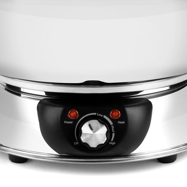 AROMA Electric Hot Pot, Dual-Sided Stainless Steel Pot, Shabu Shabu ...