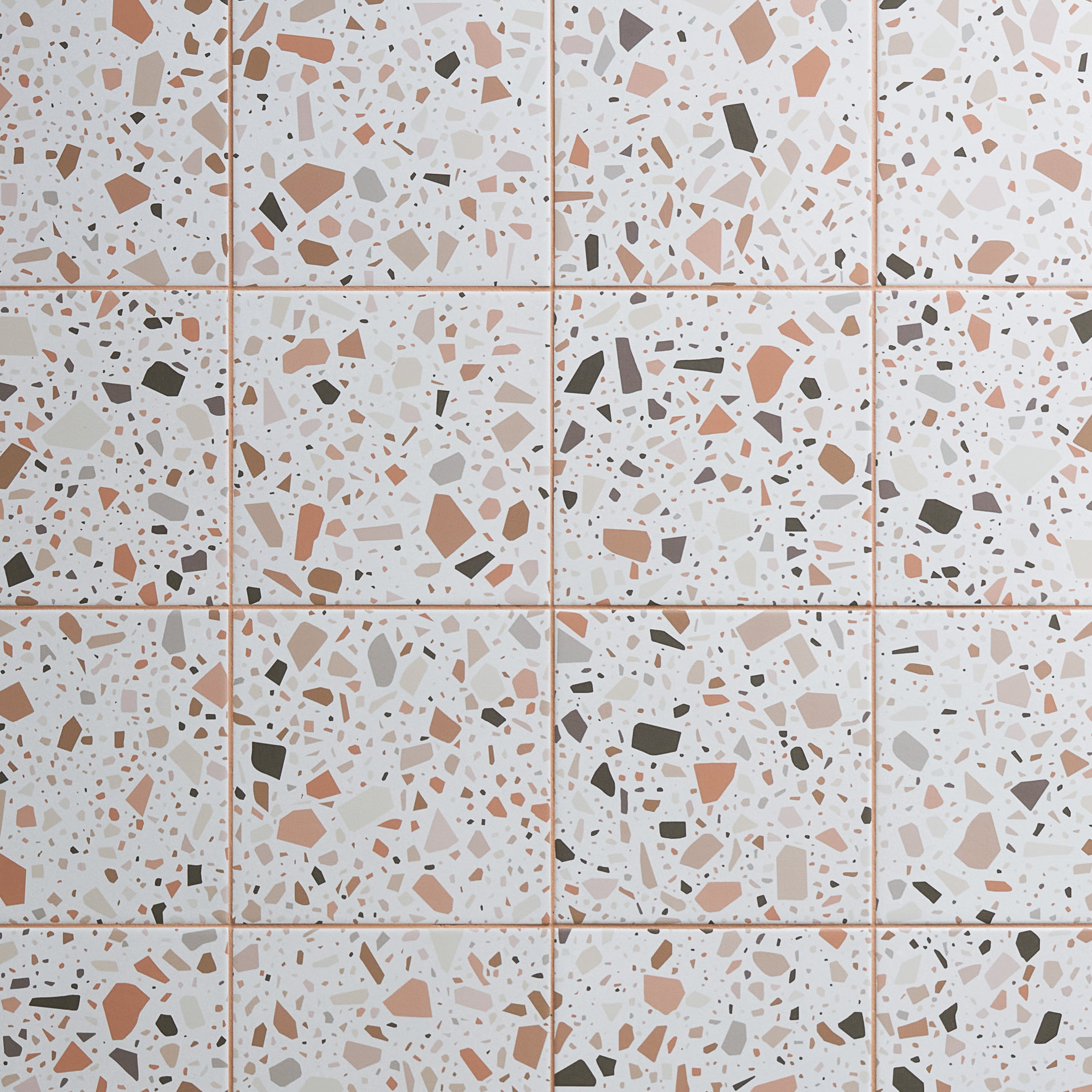 Encore Surfaces Confetti 8" x 8" Italian Terrazzo Porcelain Tile ...