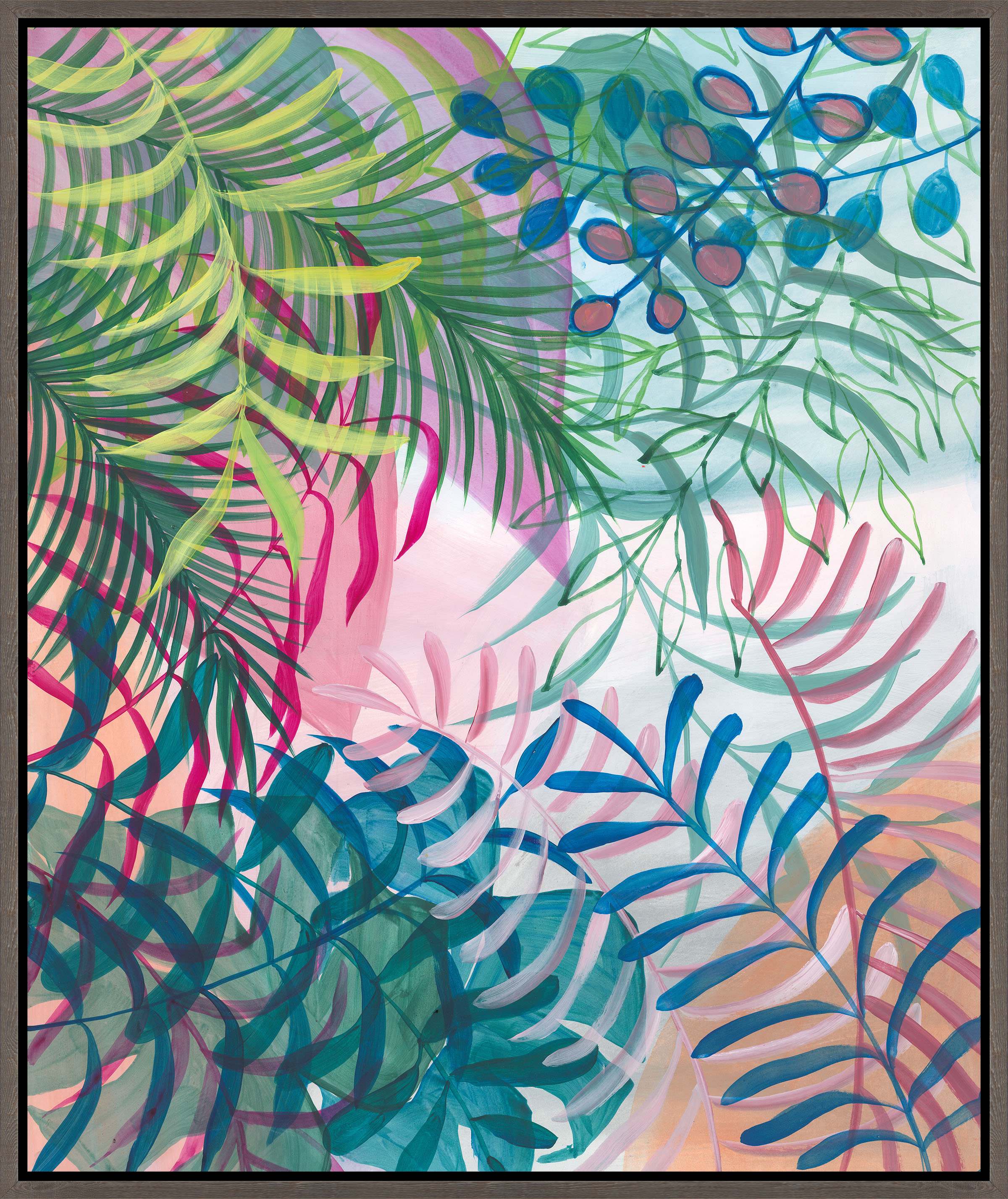 Chelsea Art Studio Tropical Dreaming by Beverly Fuller - Floater Frame ...