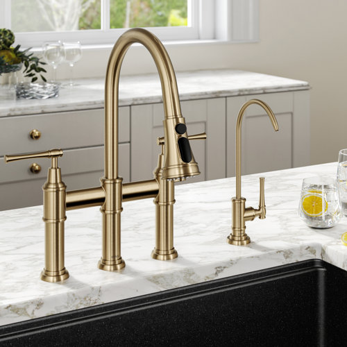 3 Hole Kitchen Faucets You'll Love | Wayfair