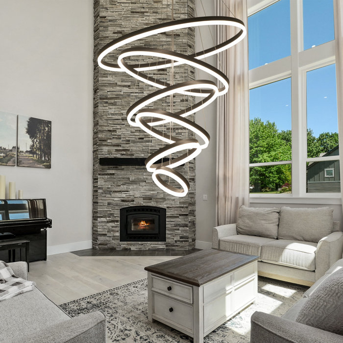 Ivy Bronx Divo LED Geometric Chandelier & Reviews | Wayfair