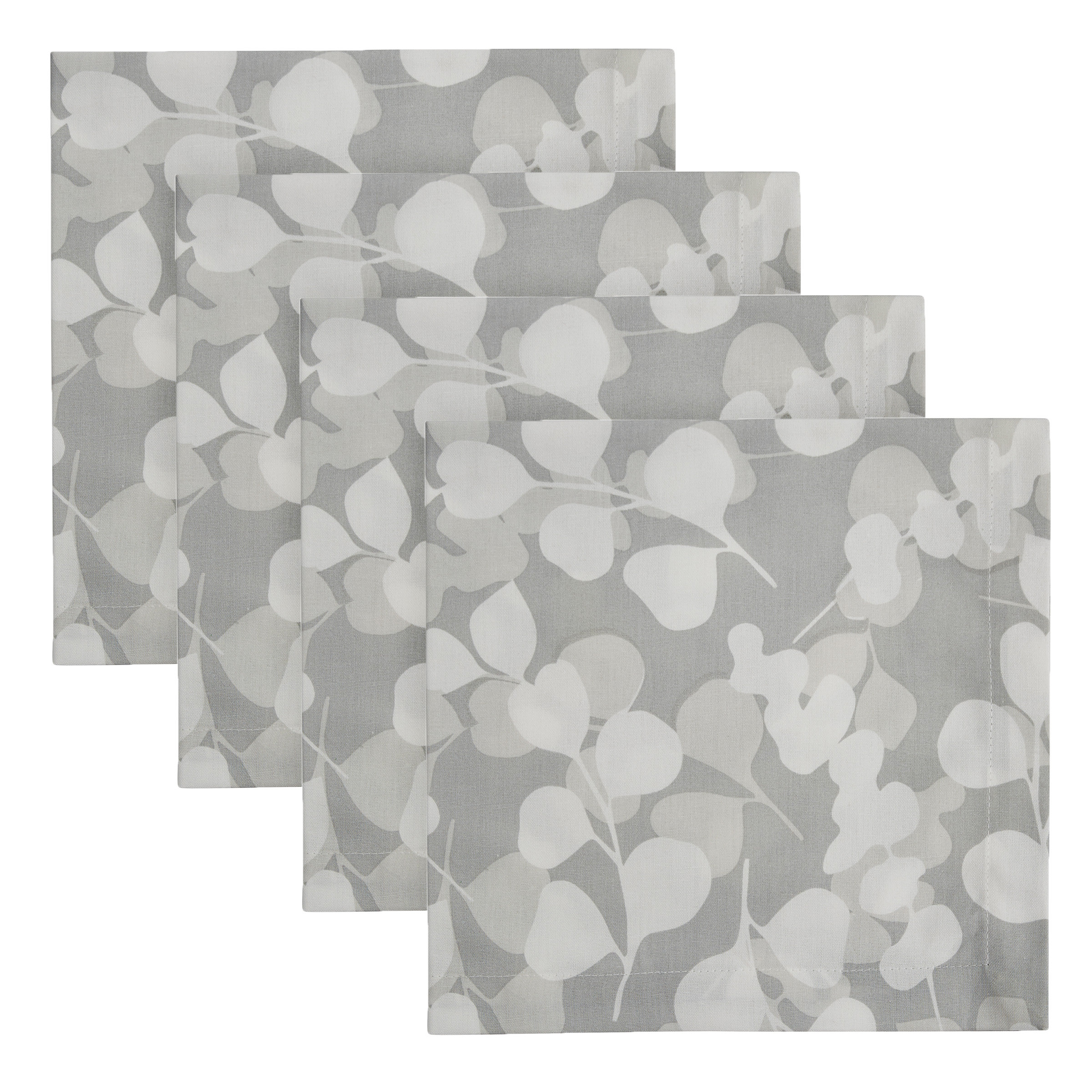 Latitude Run® Gray Eucalyptus Napkin Set of 4 | Wayfair