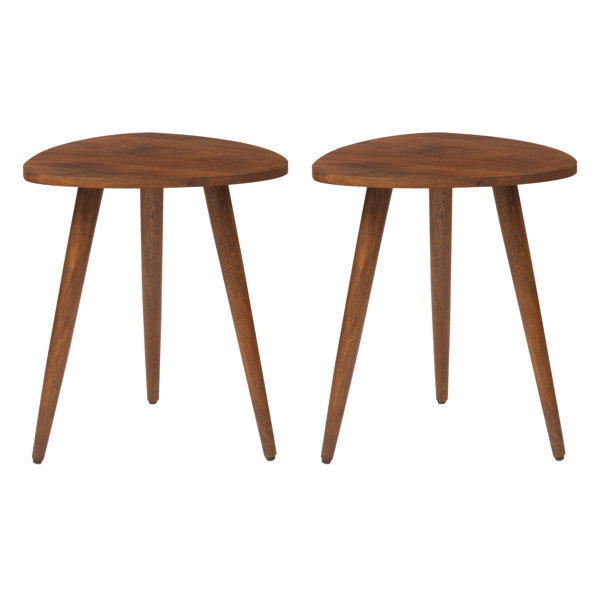 George Oliver Axel Solid Wood End Tables | Wayfair