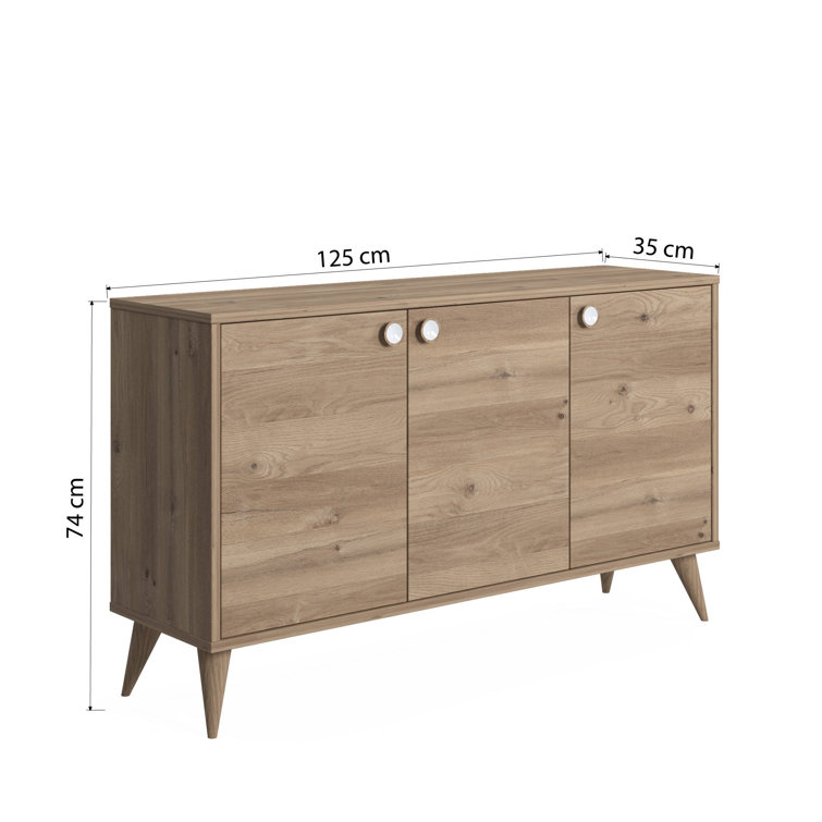 George Oliver Curcio 125cm Wide Sideboard | Wayfair.co.uk