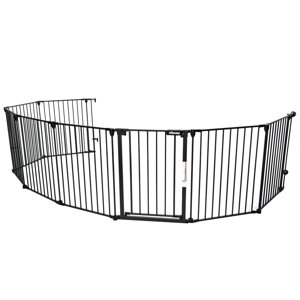 Tooca 30" Tall Adjustable Auto Close Safety Gate with 3 Panels ...