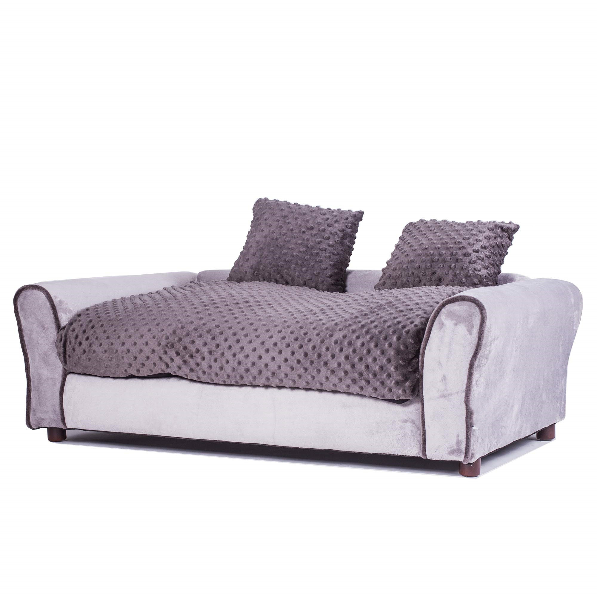 Tucker Murphy Pet™ Haizlee Westerhill Pet Sofa Bed, Charcoal, Large ...