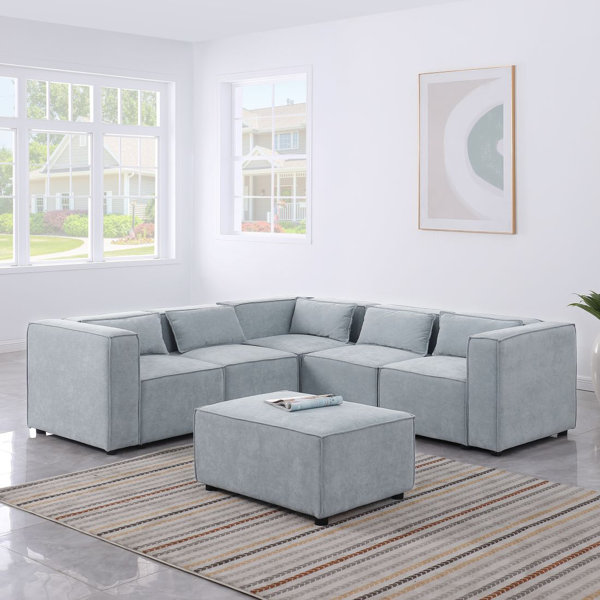 Hallstatt 6 - Piece Upholstered Sectional | Wayfair