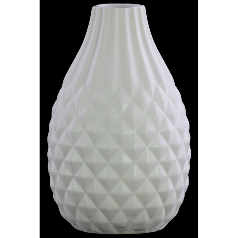 Brayden Studio® Aliviah Stoneware Round Pear Shaped Table Vase | Wayfair