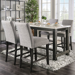 Black Bar & Counter Height Dining Sets You'll Love | Wayfair