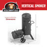 Outdoor Leisure Products Multi Level Vertical Smoker And Charcoal Grill ...