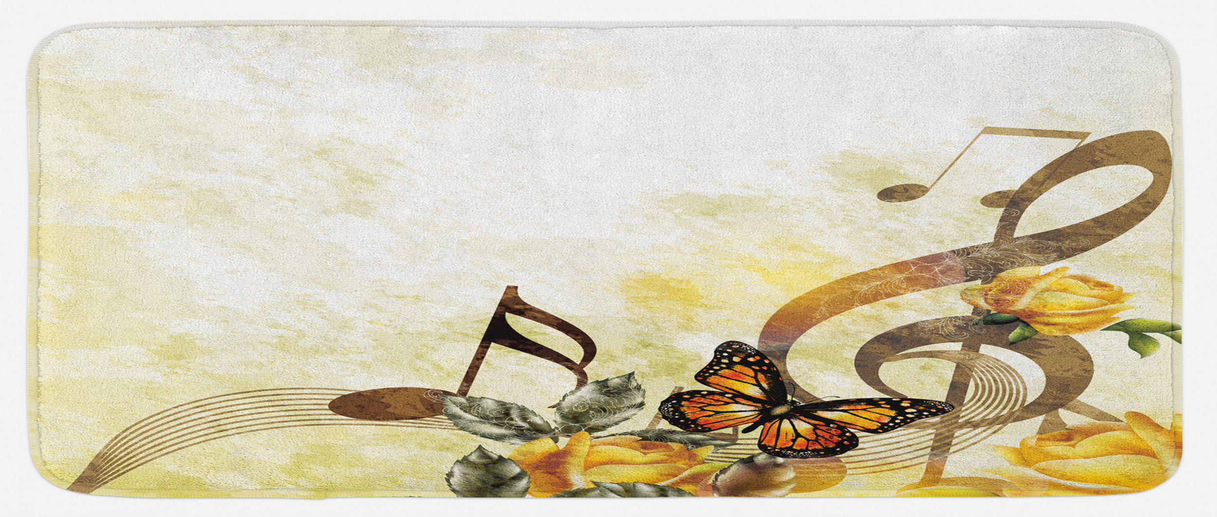 East Urban Home Music Kitchen Mat | Wayfair