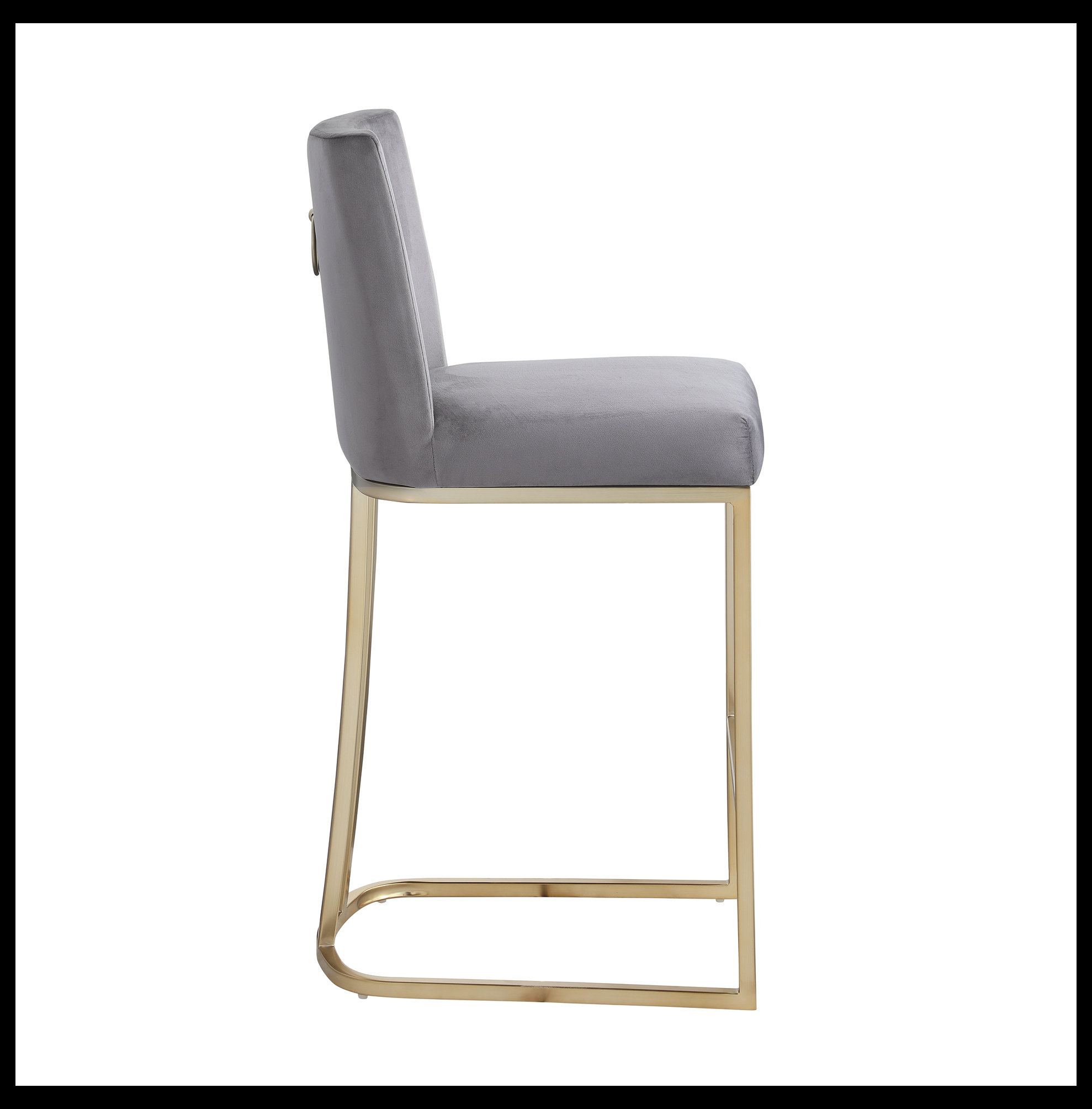 Mercer41 Bar Stools Set of 2 Counter Height 26" Bar Stools with Back ...