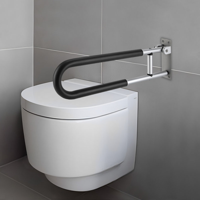 JOYDING 23.6" Foldable Handrail Grab Bars Wall Mounted Toilet Safety ...