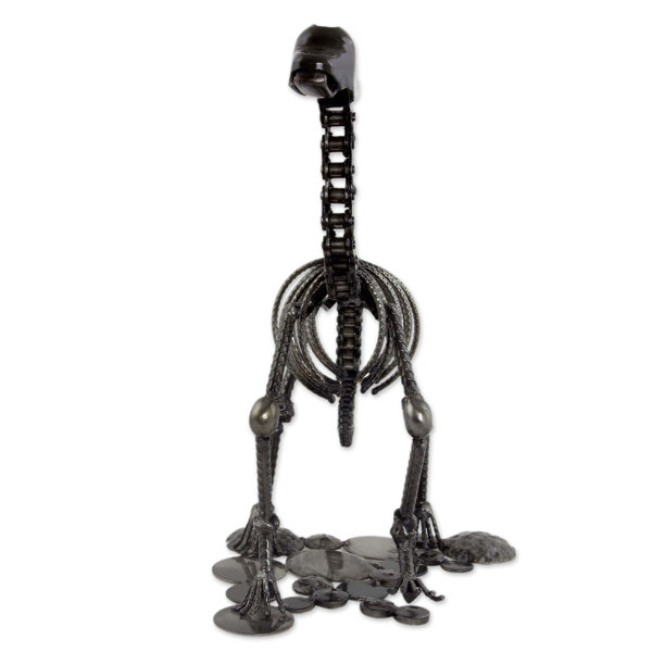 Novica Rustic Brontosaurus Upcycled Auto Part Sculpture | Perigold