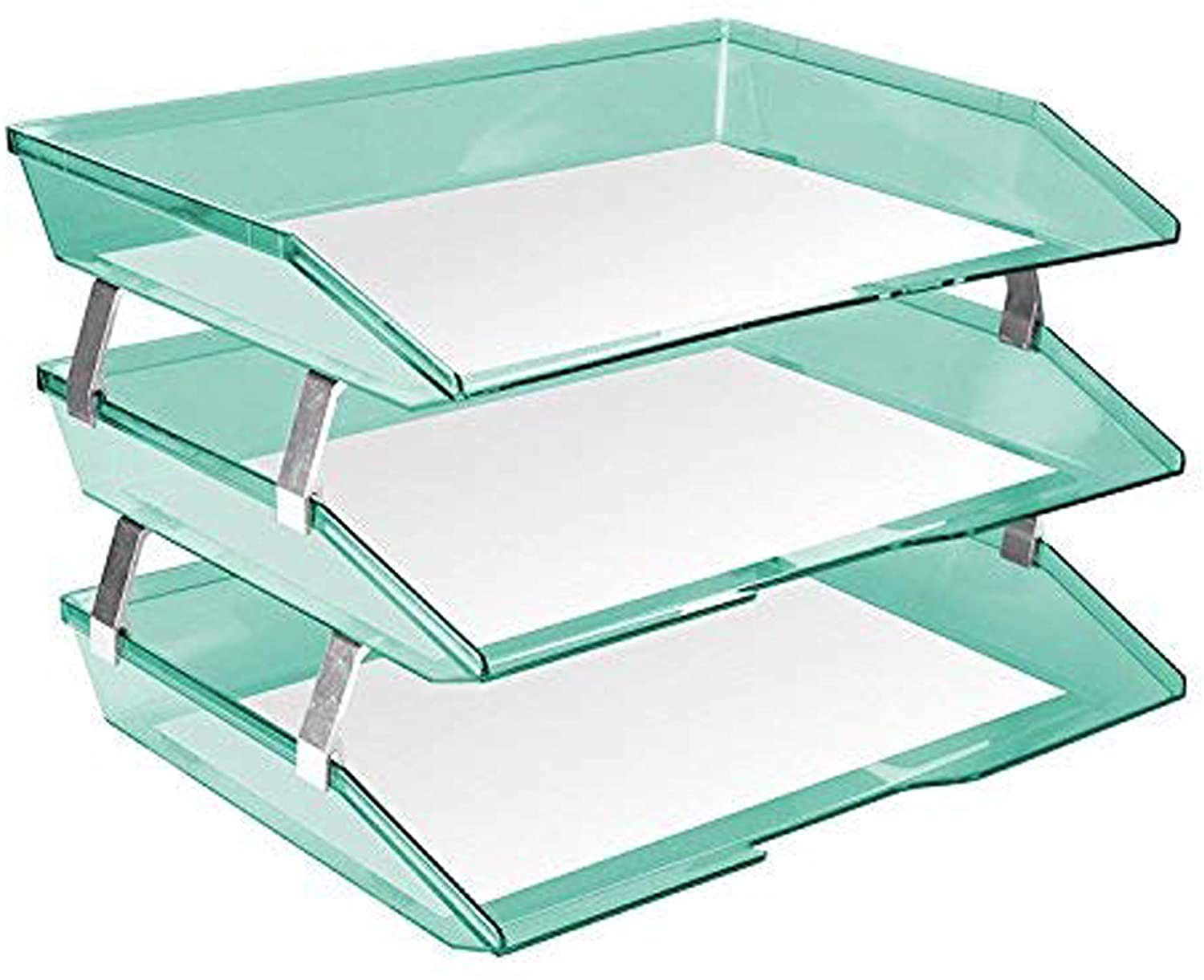 Inbox Zero Chardon Acrimet Facility 3 Tier Letter Tray Side Load ...