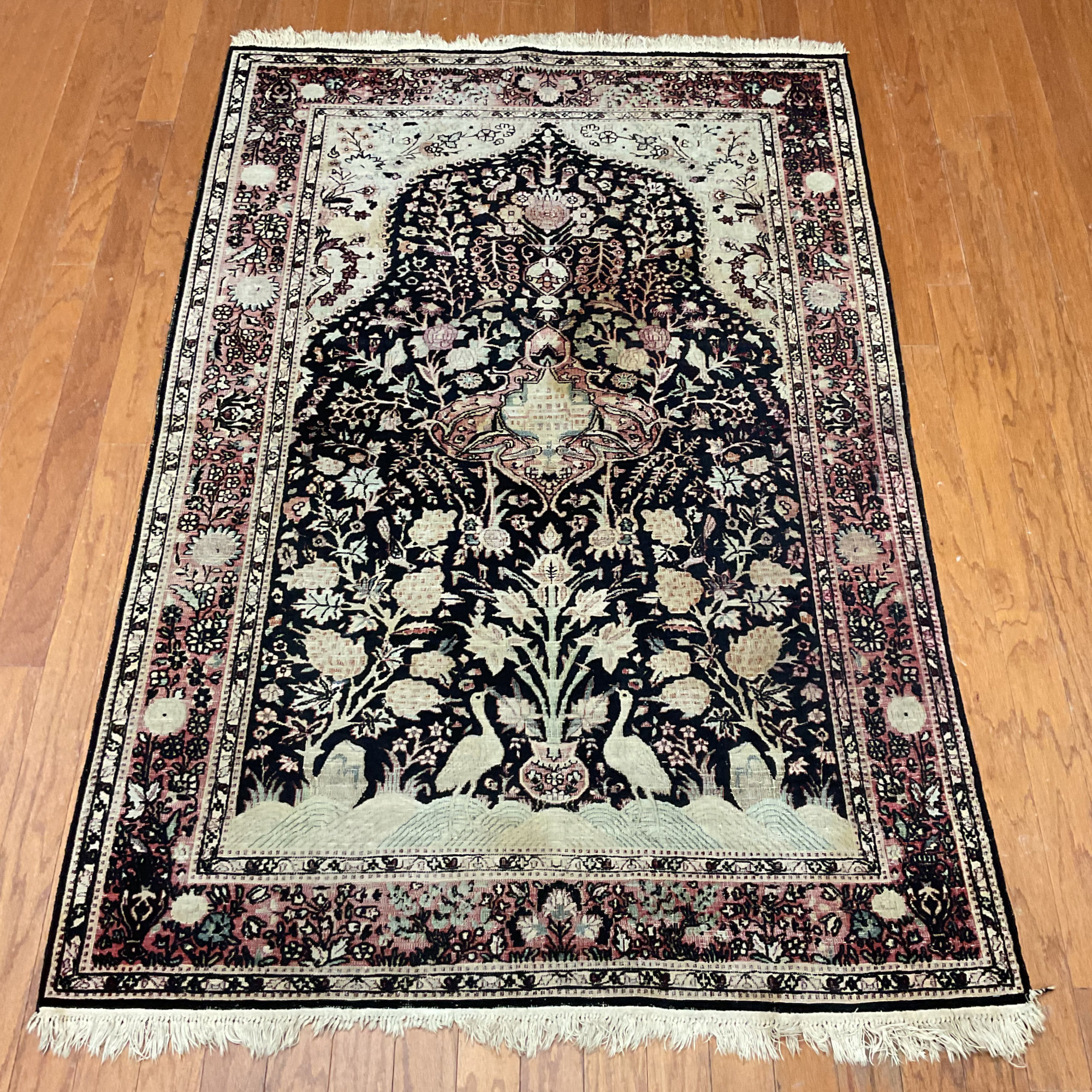 Bungalow Rose Handmade Kashmiri Wool Rug | Wayfair