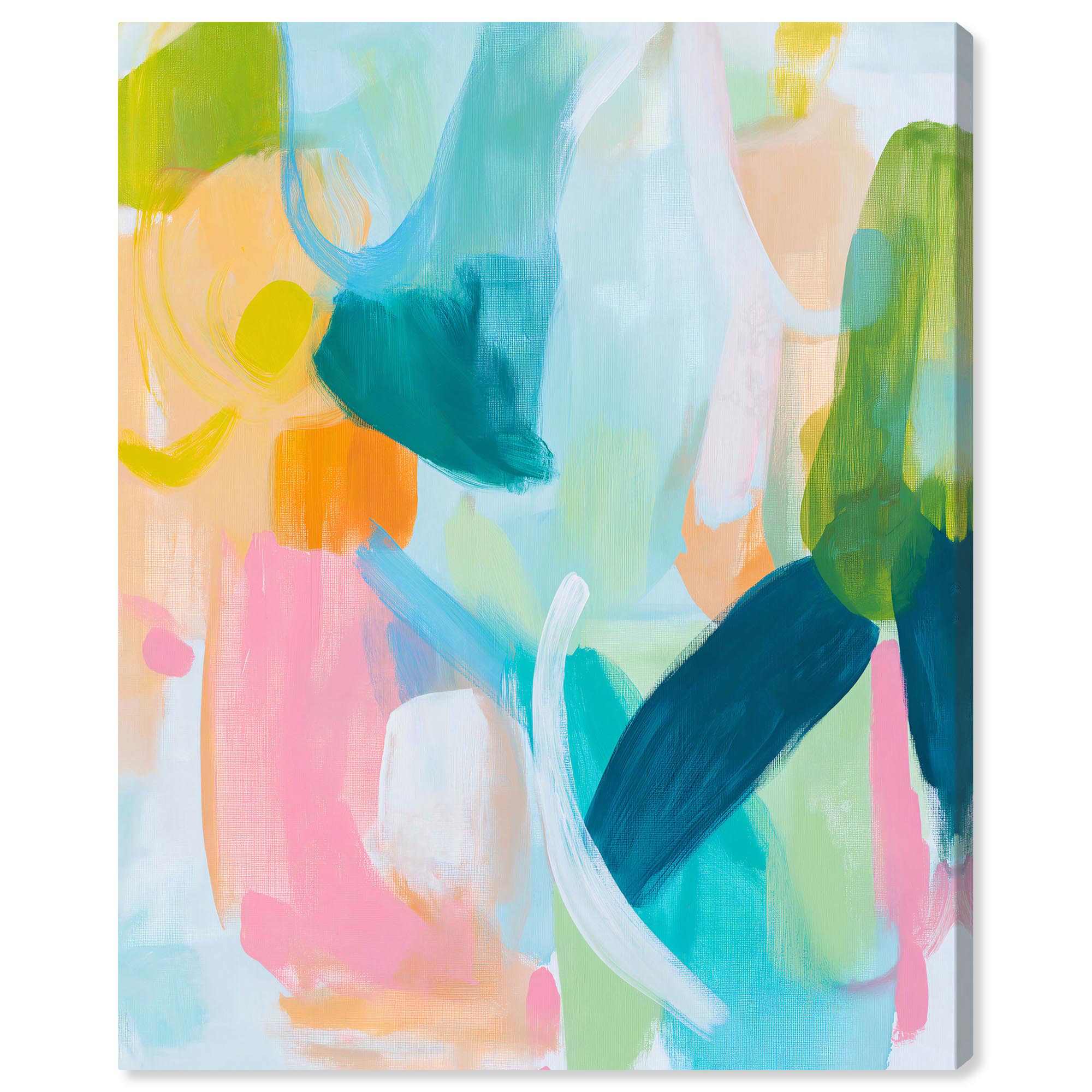 Art Remedy Layered Lush II Canvas Colorful Watercolor by Art Remedy ...