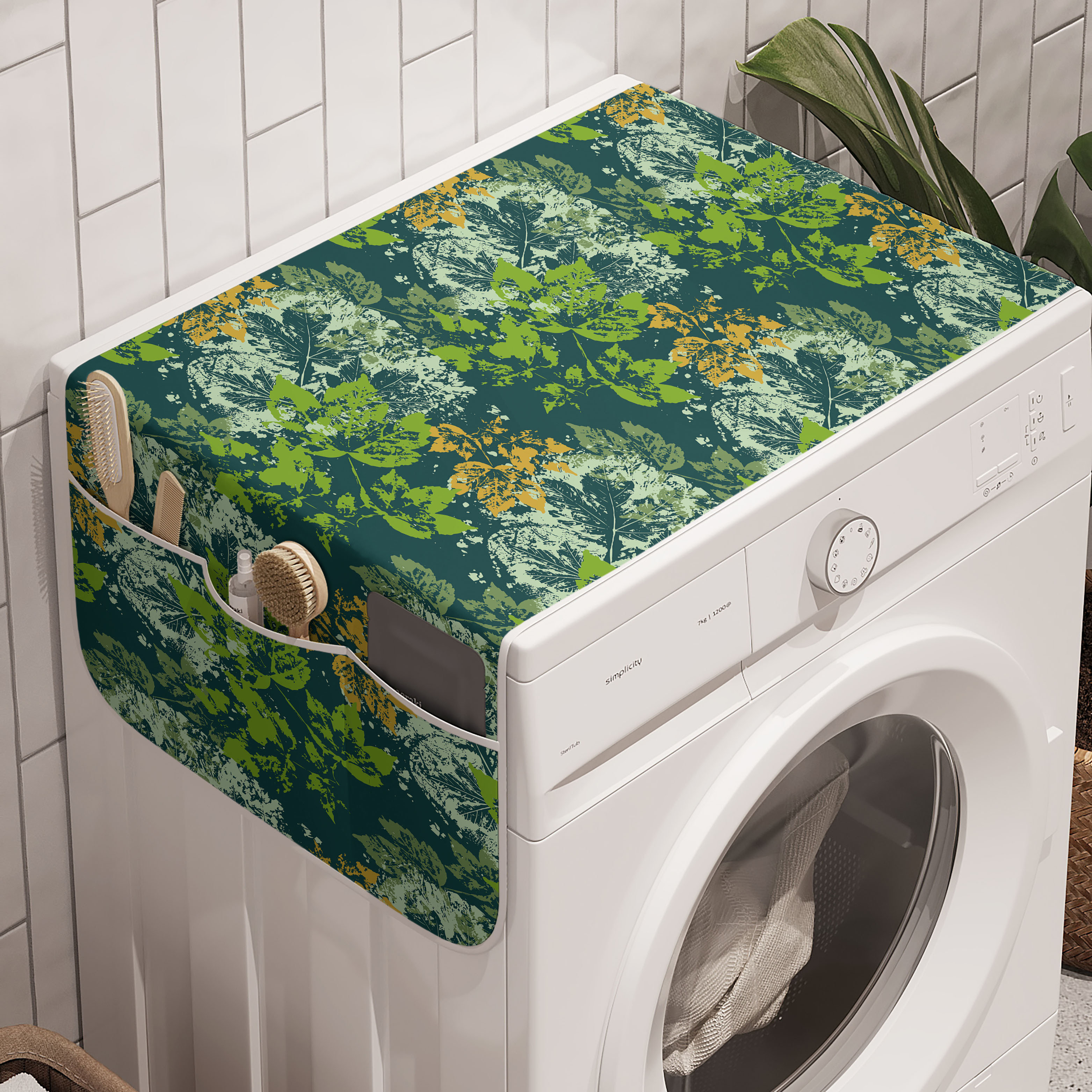 East Urban Home Autumn Washing Machine Organizer Pack of 2 47" x 18.5 ...