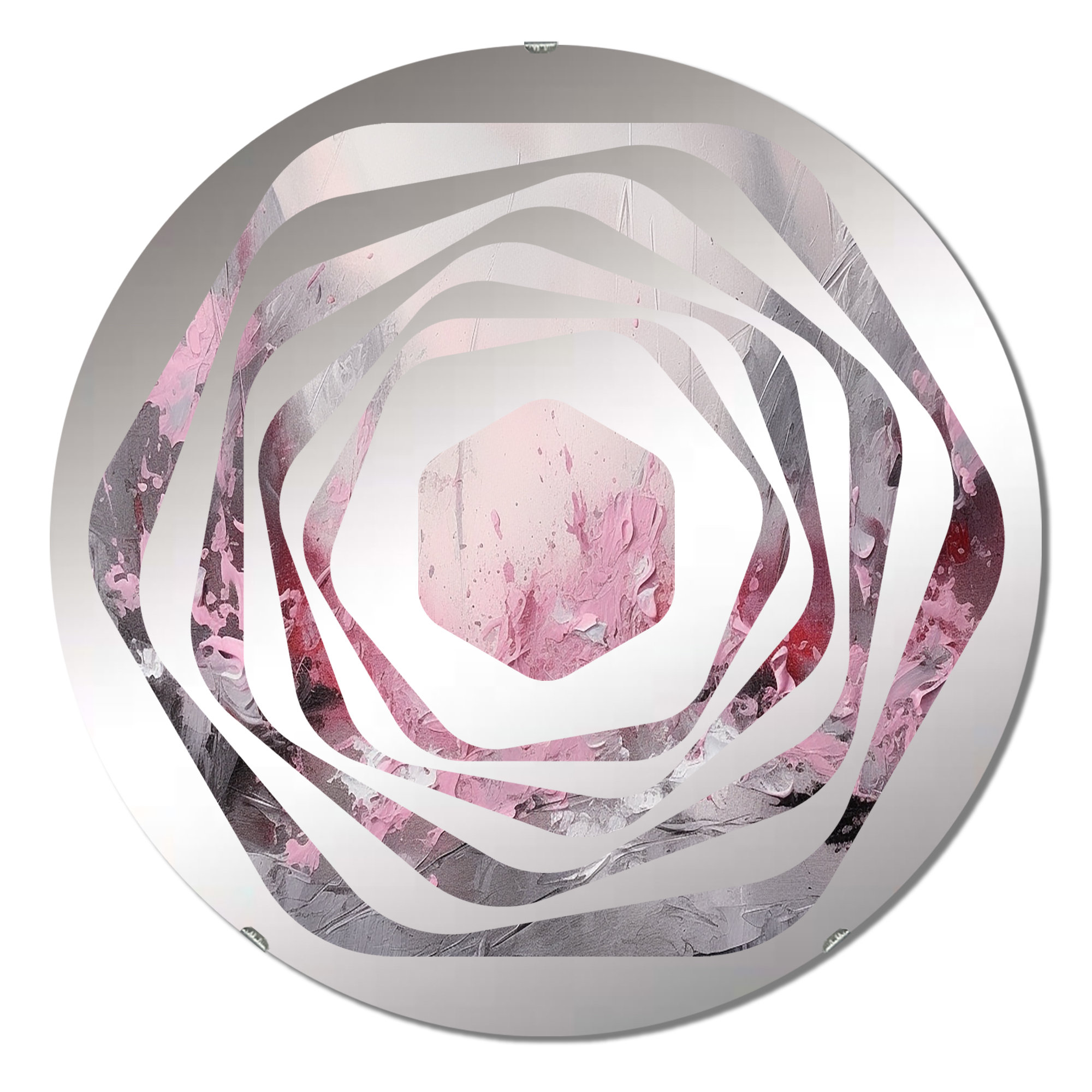 East Urban Home Muguet - Amorphe Decorative Mirror | Wayfair