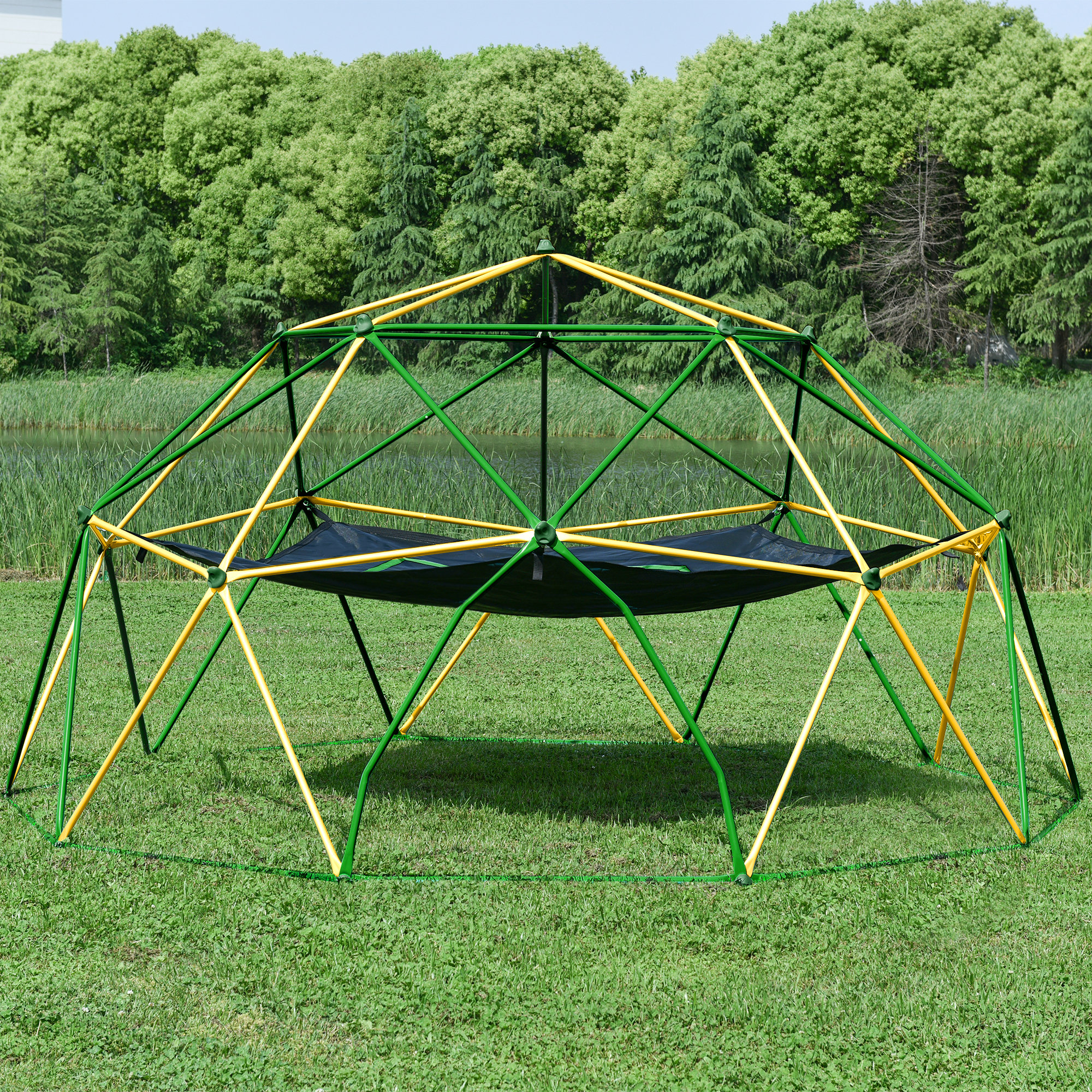 SENCHO GINSYTALIOR 12ft Geometric Dome Climber Play Center, Kids ...