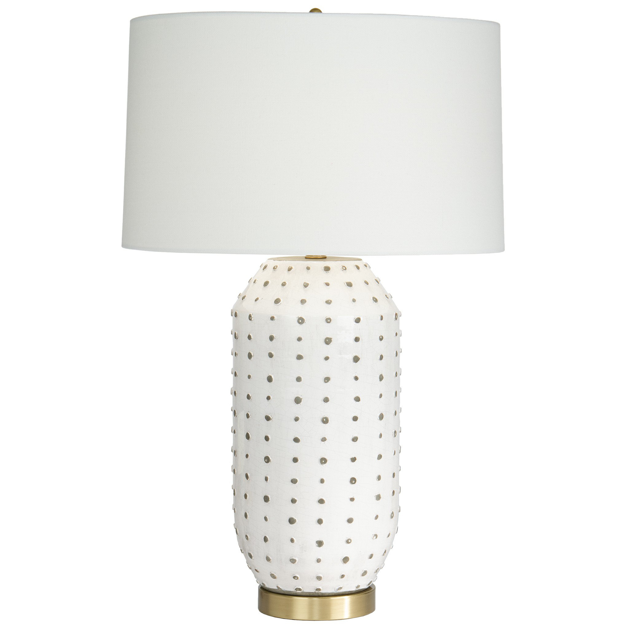 The Natural Light Tabu Tall 30" Gray/White Table Lamp | Wayfair
