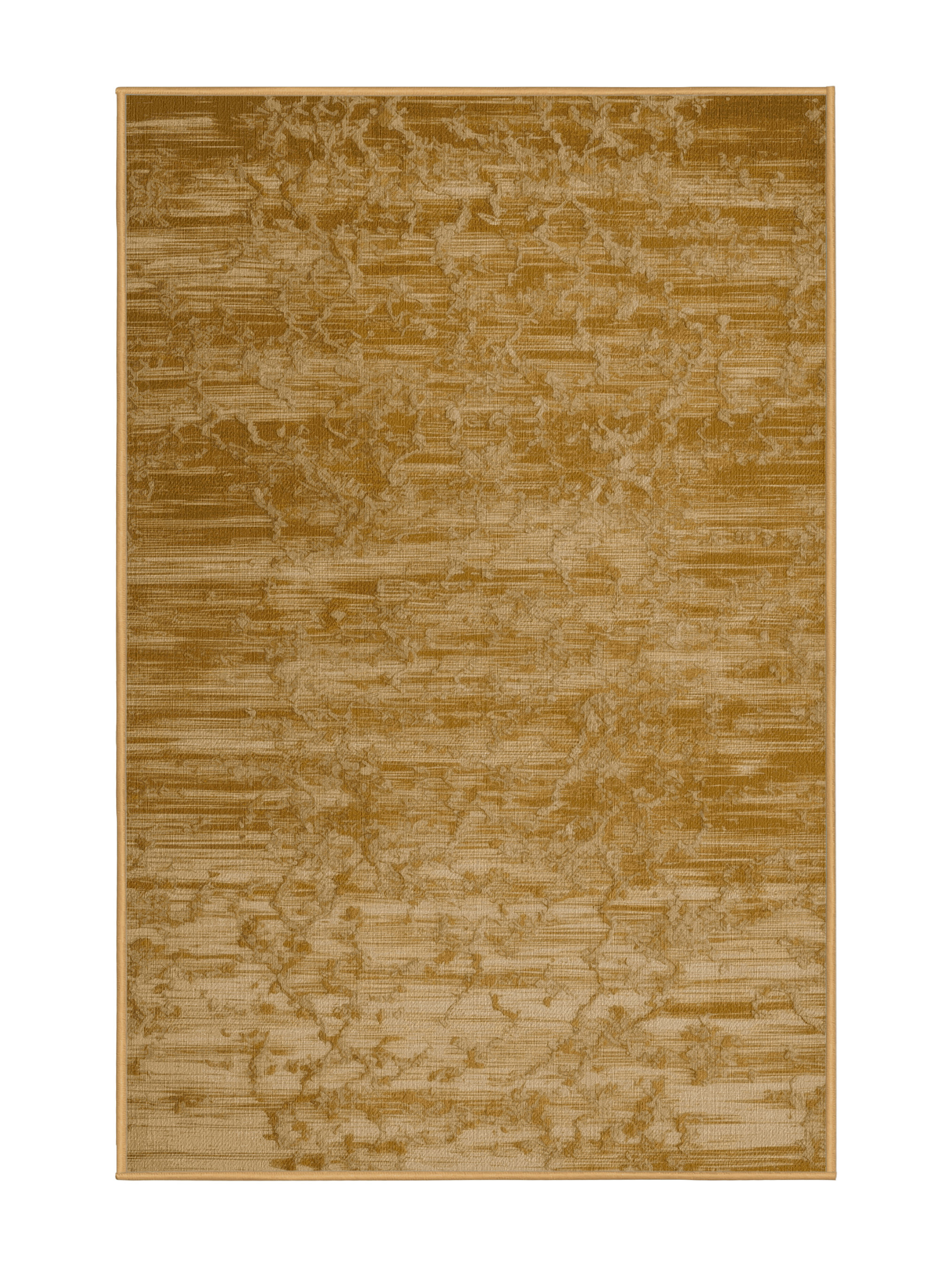 Hokku Designs Machine Washable Abstract Brown Area Rug | Wayfair