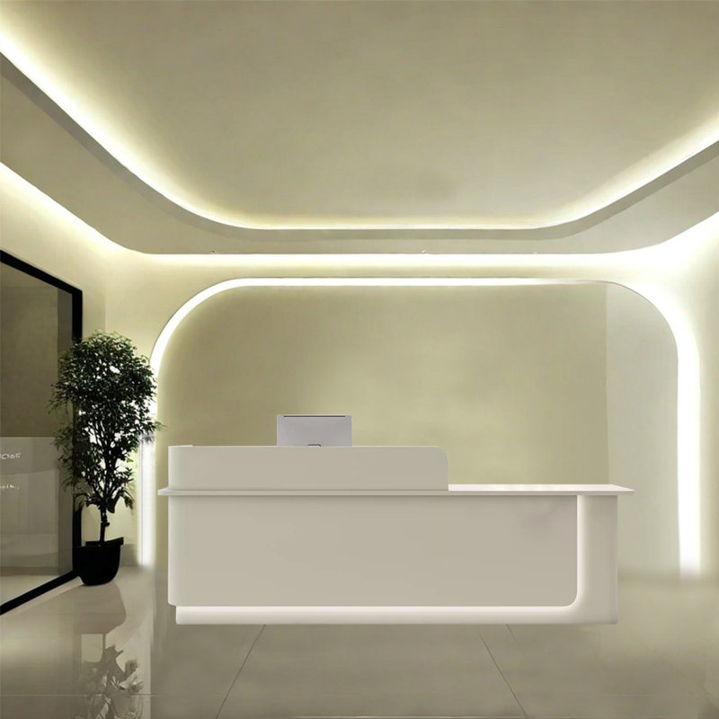 Artistic Soul XKX Premium Furniture Rectangular Modern Front Desk ...