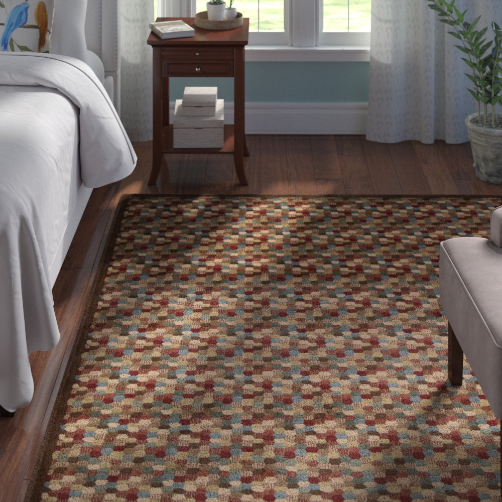 Winston Porter Patrica Abstract Multicolor Area Rug | Wayfair