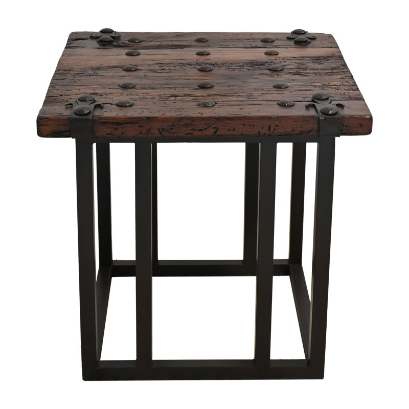 Williston Forge The Urban Rustic Side Table | Wayfair
