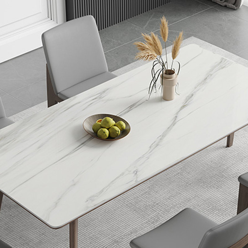 Orren Ellis Alzina Stylish rock plate dining table | Wayfair