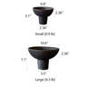 Loon Peak® Chela Wood Decorative Bowl in Black | Wayfair