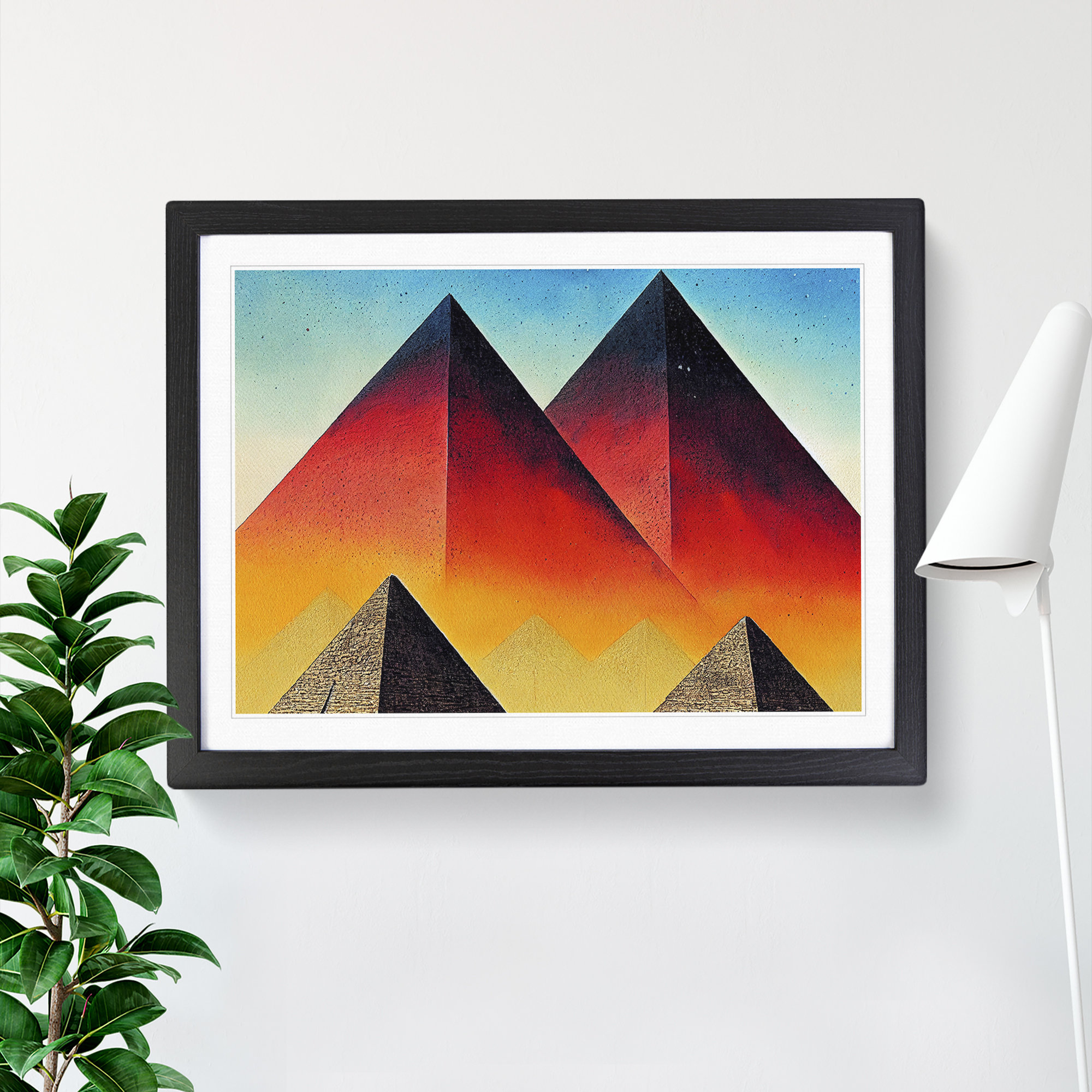 17 Stories Contemporary Pyramids - Picture Frame Graphic Art | Wayfair ...