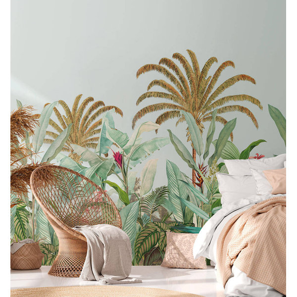 Bayou Breeze Alvilde Floral Wallpaper | Wayfair